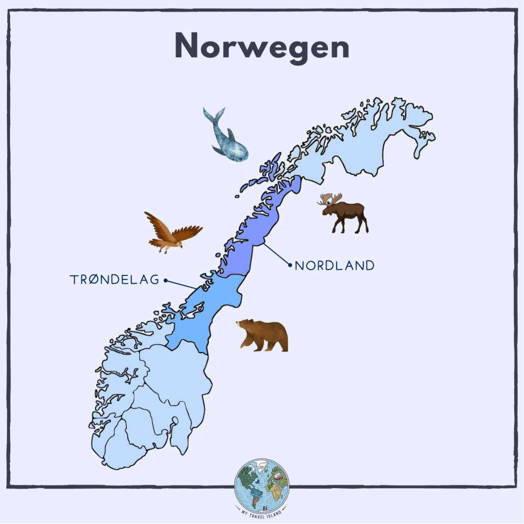 Nordnorwegen: Die Provinzen Trøndelag & Nordland