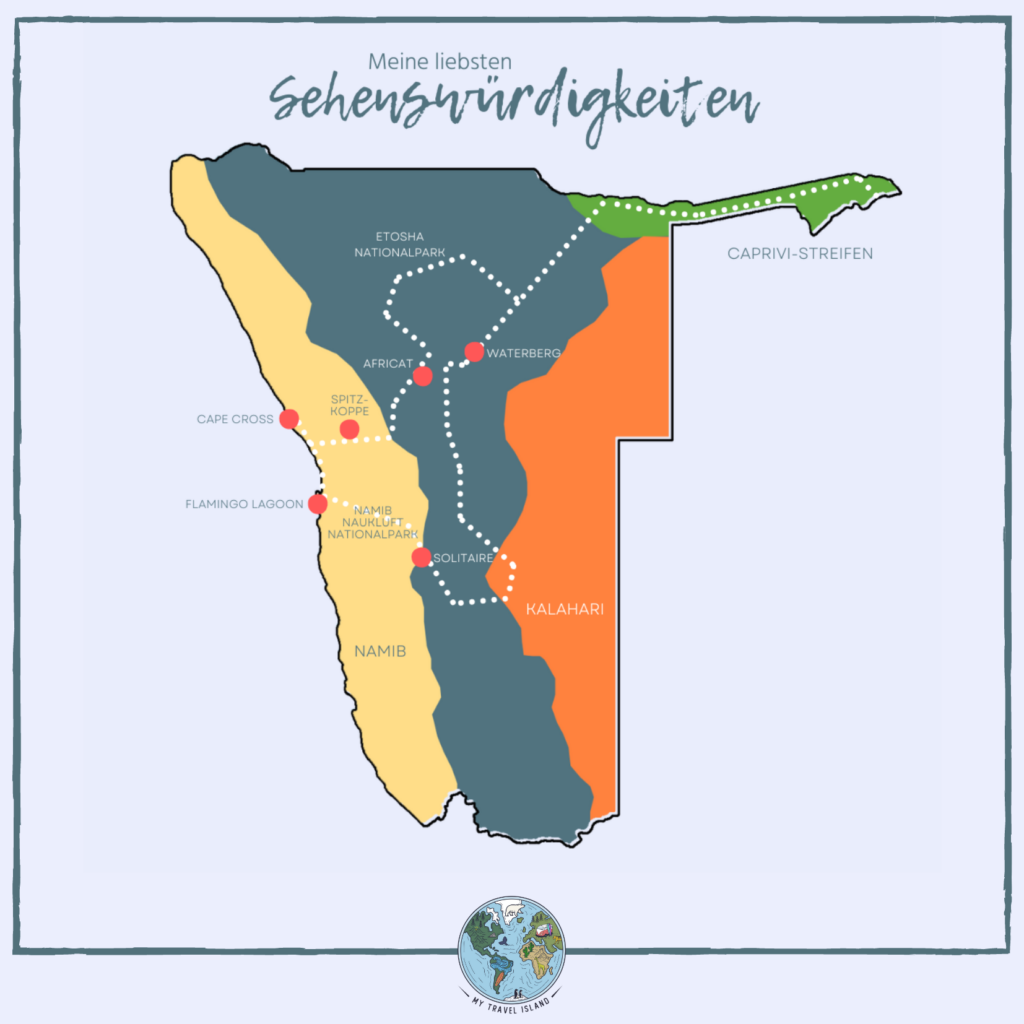 Namibia – Highlights und Sehenswürdigkeiten für deine Rundreise